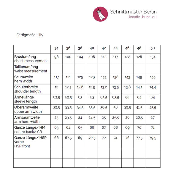 Bluse Lilly - Schnittmuster mit Patternhack zum Sommerkleid ...