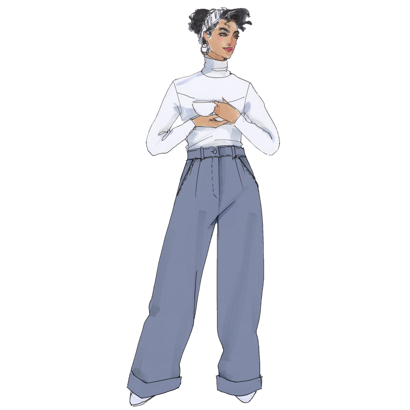 Marlenehose Viola – Schnittmuster Berlin